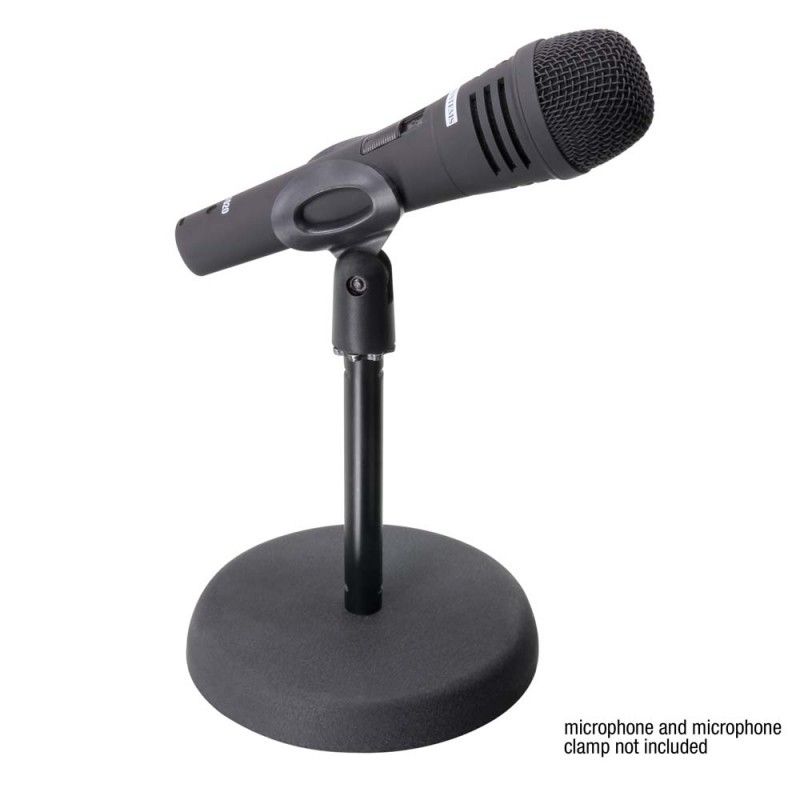 Mic Stand Tabletop - round base - Megavision